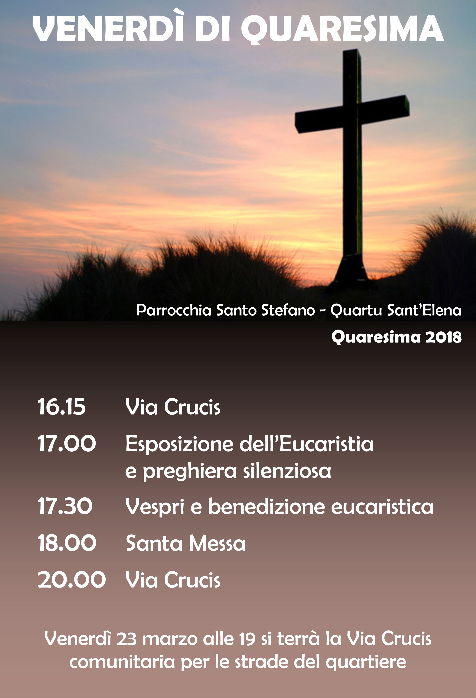 Ritiro settimanale nei venerdì di Quaresima – Parrocchia Santo Stefano ...