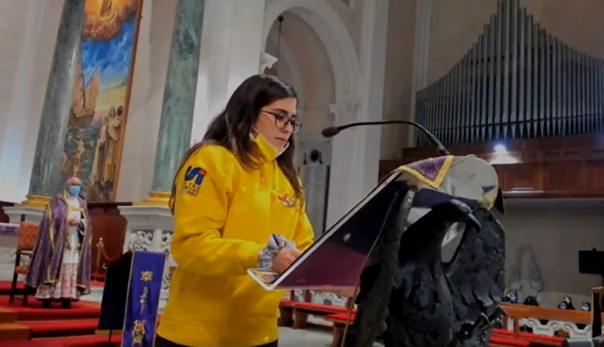 Il saluto a don Alberto nella Veglia presso la Basilica di Bonaria ...